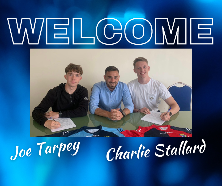 Please Welcome Joe Tarpey and Charlie Stallard - St Neots Town FC